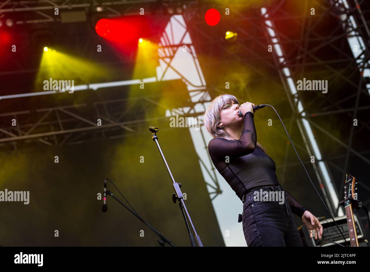 the band hurray for the riff raff performs live in Turin during the ...