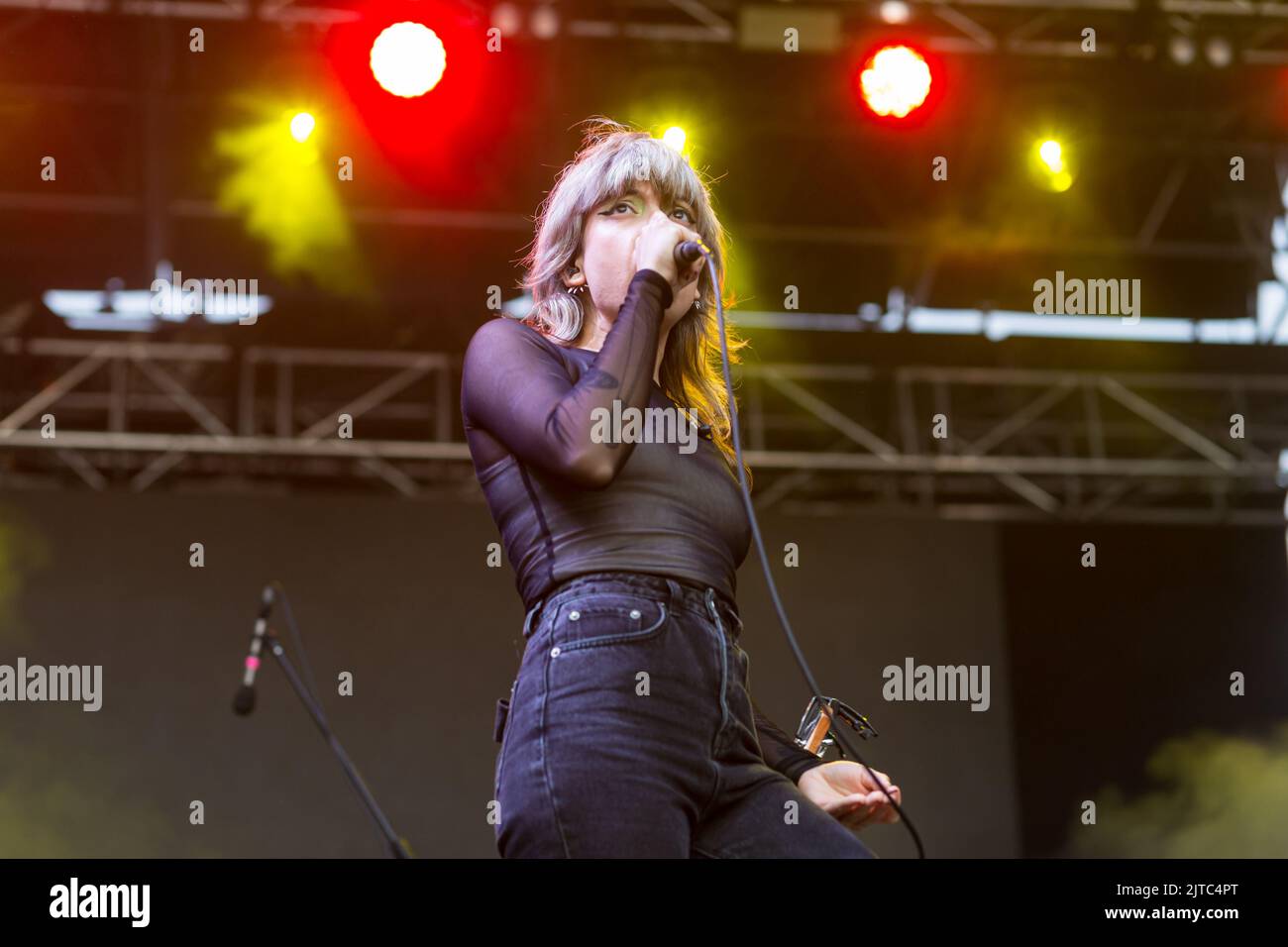 the band hurray for the riff raff performs live in Turin during the ...