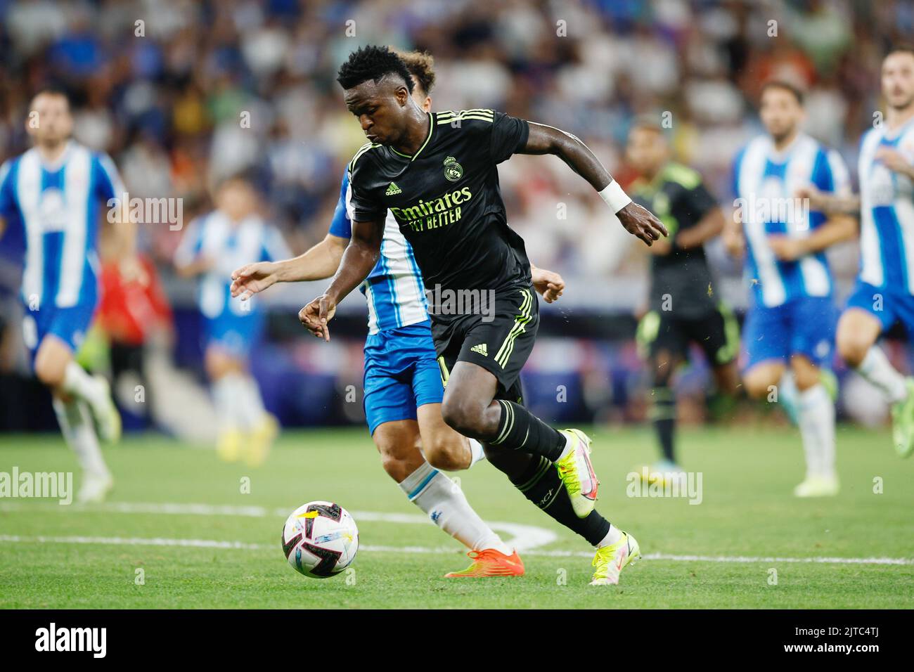 Vinicius Junior of Real Madrid during the Spanish championship La Liga ...
