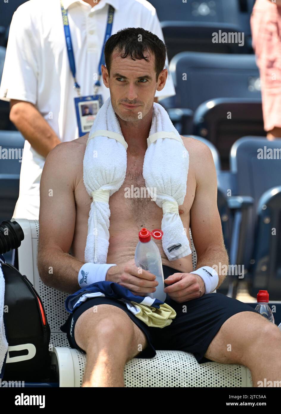 Flushing NY, USA. 29th Aug, 2022. **NO NY NEWSPAPERS** Andy Murray Vs ...