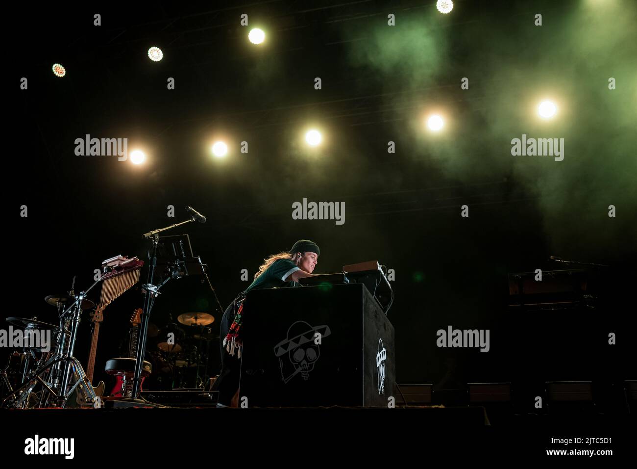 The gender fluid singer-songwriter Tash Sultana performs live during ...
