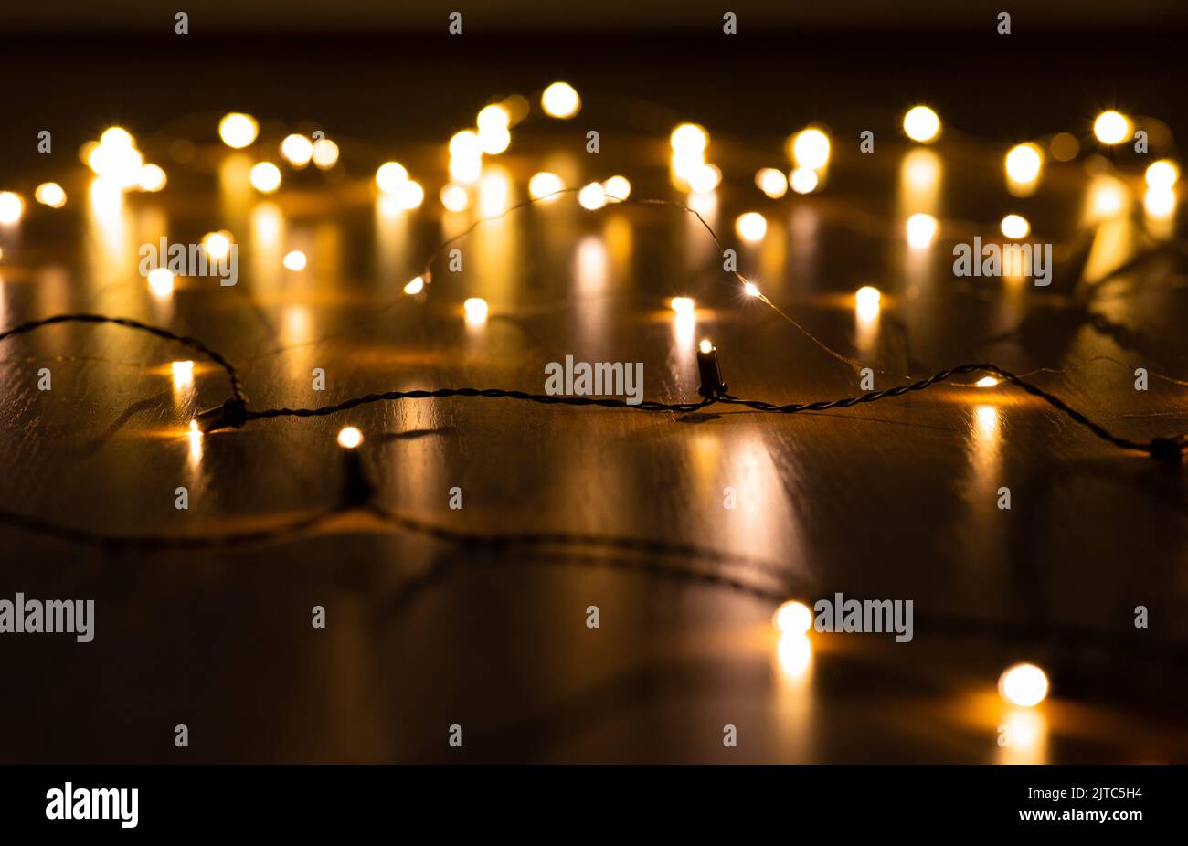 Close up electric garland lights hi-res stock photography and images ...