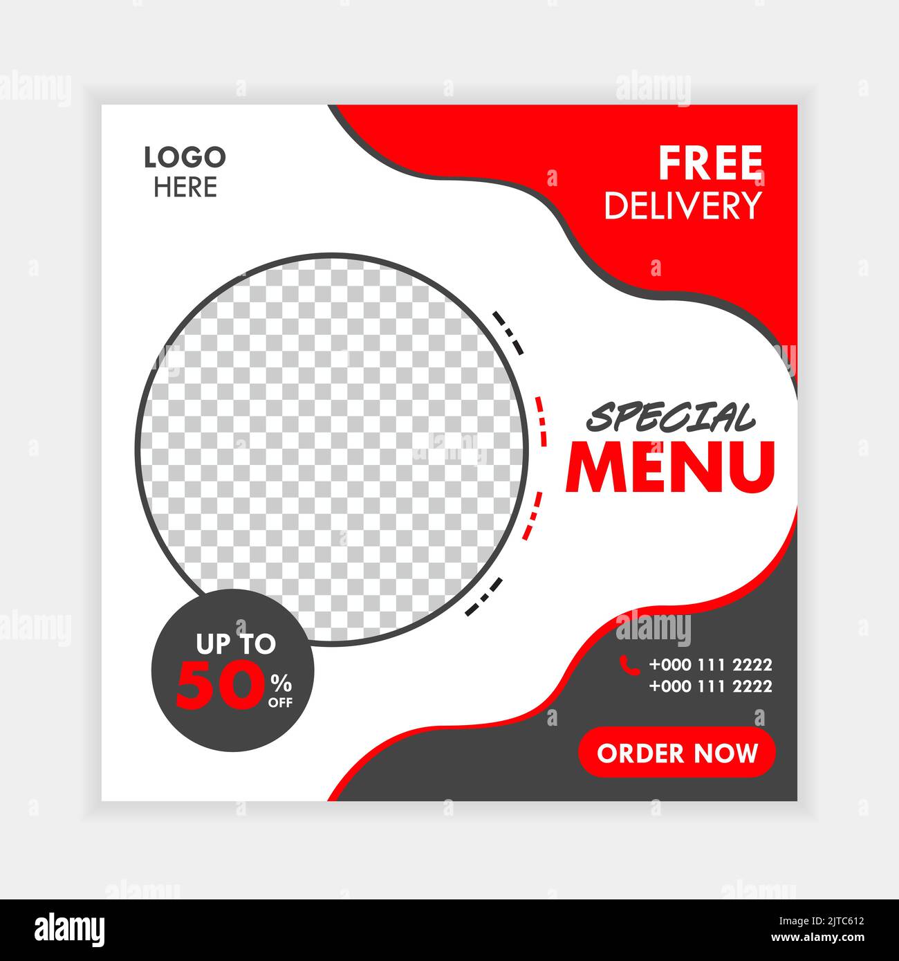 Premium Food Social Media Post Bakery Cafe Restaurant Banner Design ...