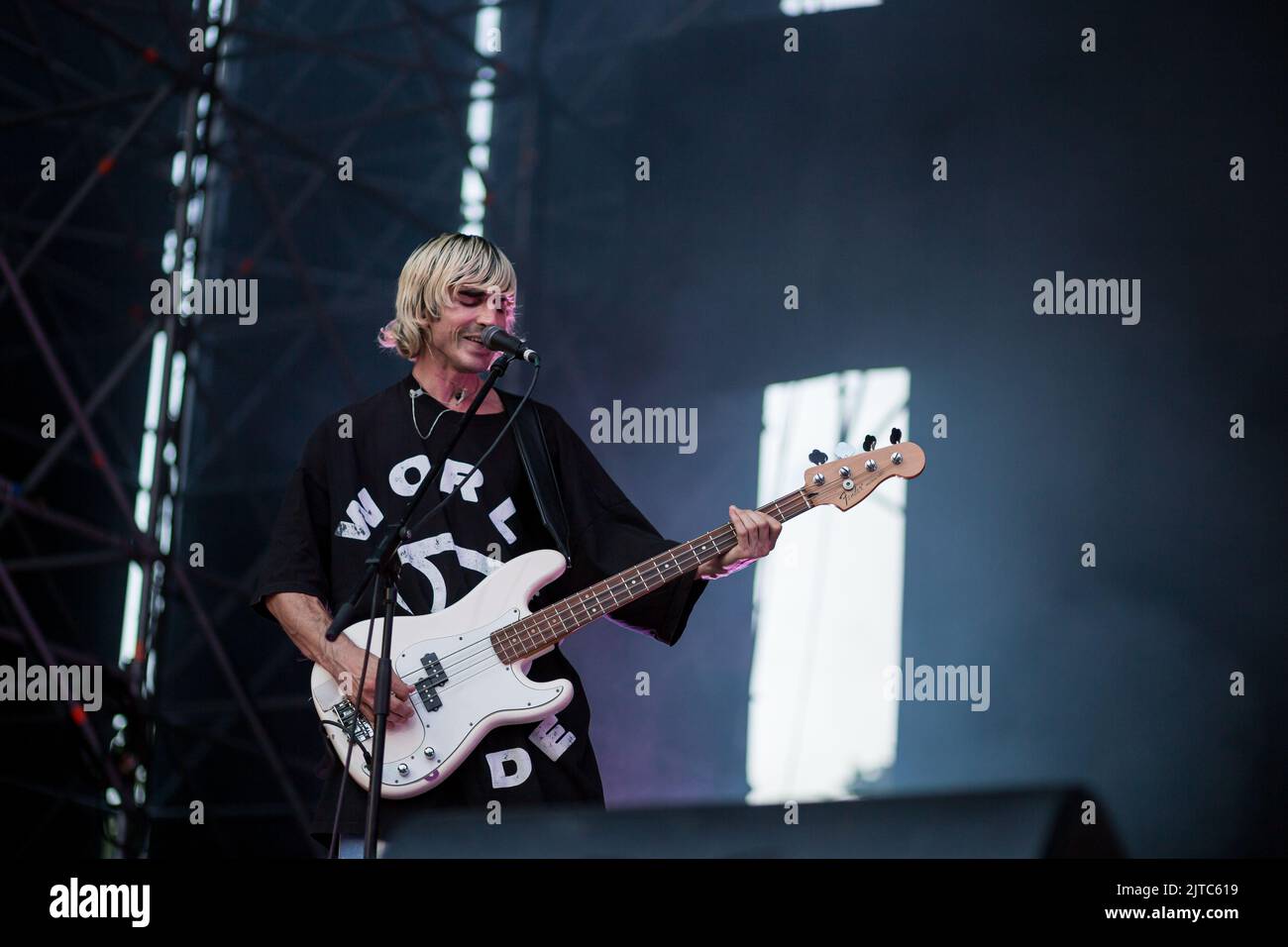 the american band DIIV performs live turng the TOdays festival in Turin ...