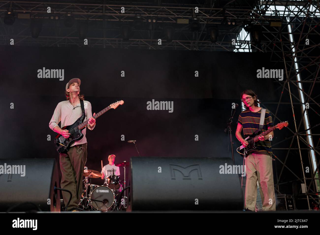 the american band DIIV performs live turng the TOdays festival in Turin ...