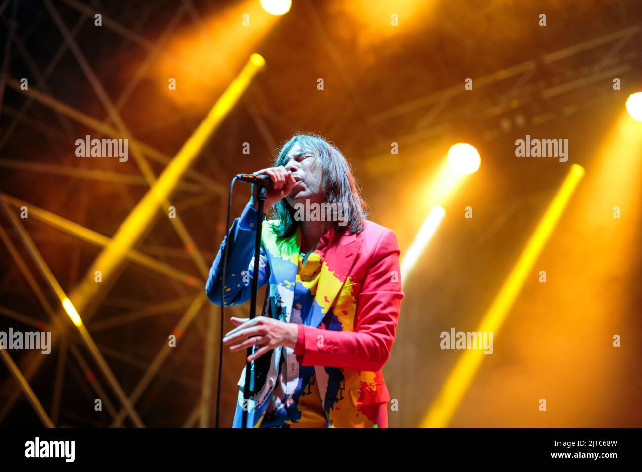 Primal scream performs the unic show in Italy in Turin, during the ...