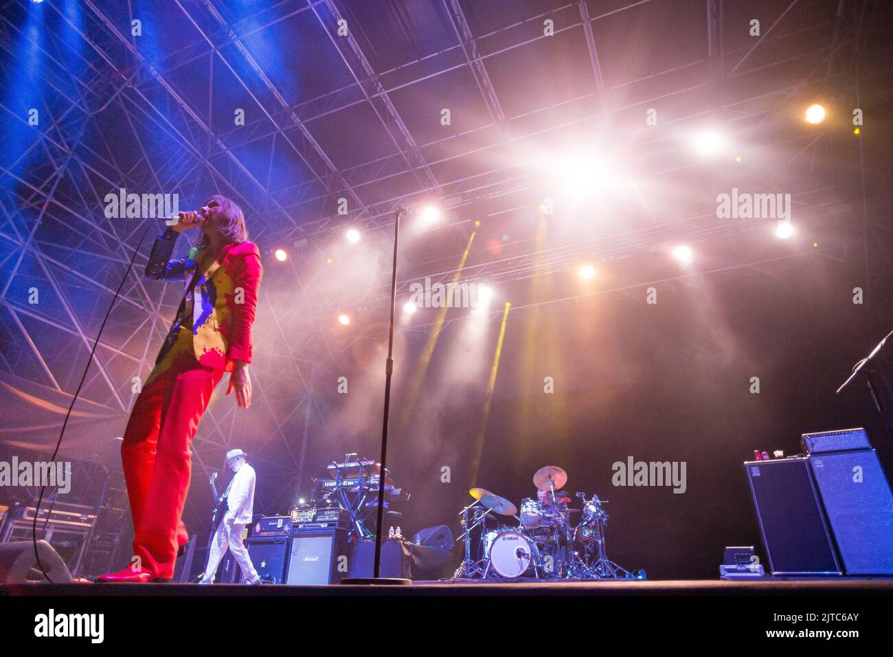 Primal scream performs the unic show in Italy in Turin, during the ...