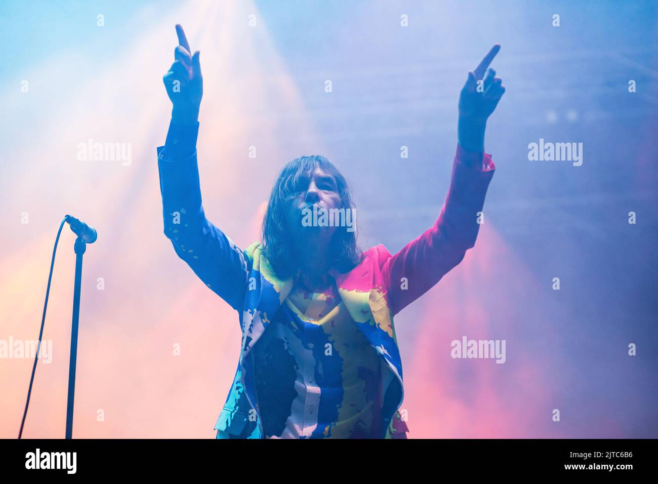 Primal scream performs the unic show in Italy in Turin, during the ...
