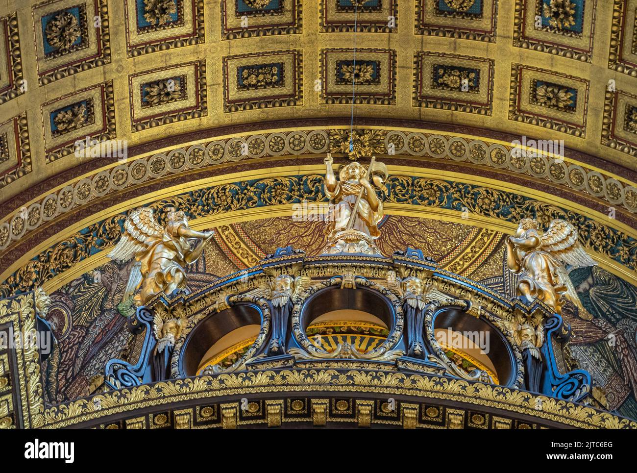 London, England, UK - July 6, 2022: St. Paul's Cathedral. Detail ...