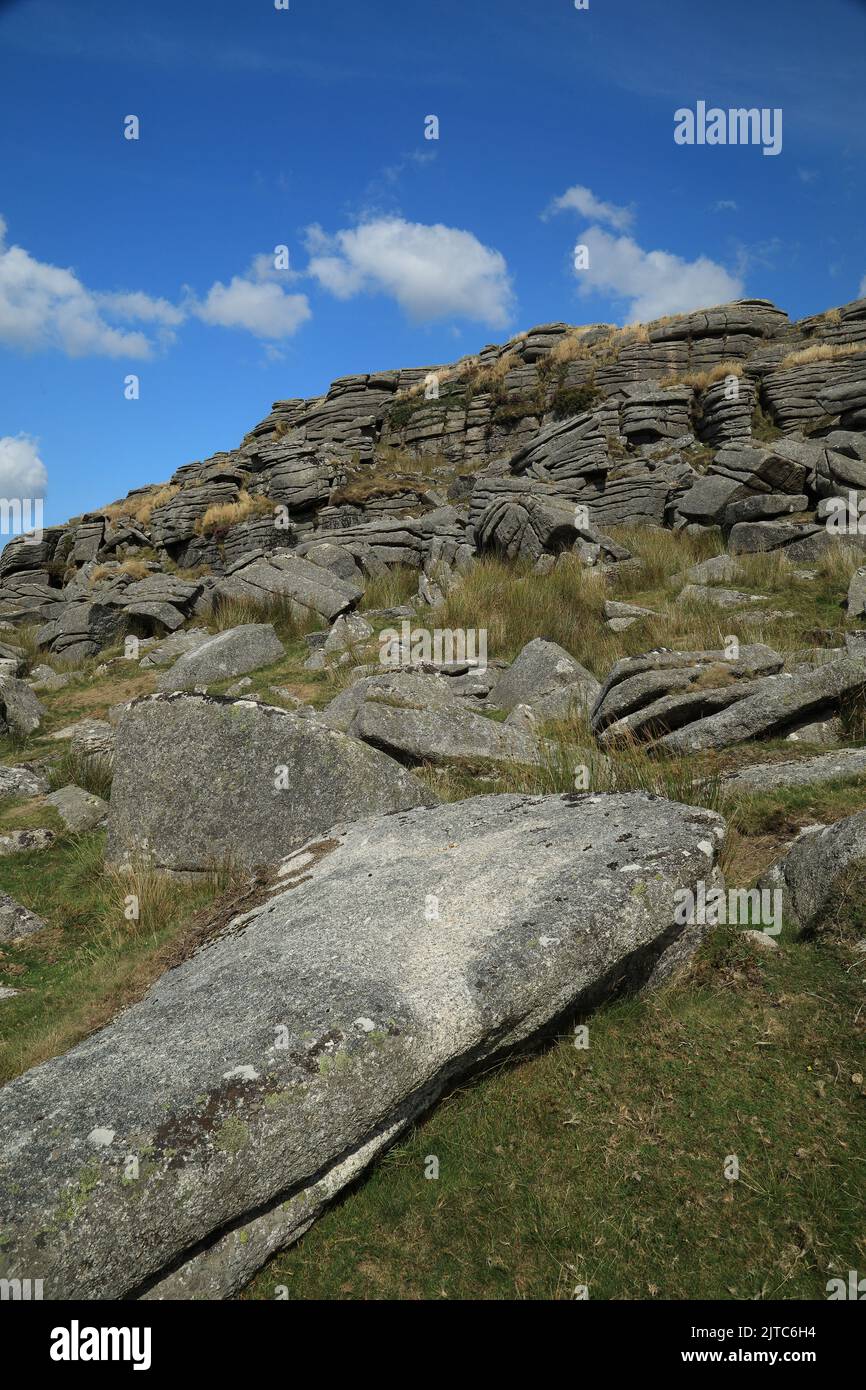 Oke tor, Dartmoor, Devon, England, UK Stock Photo - Alamy
