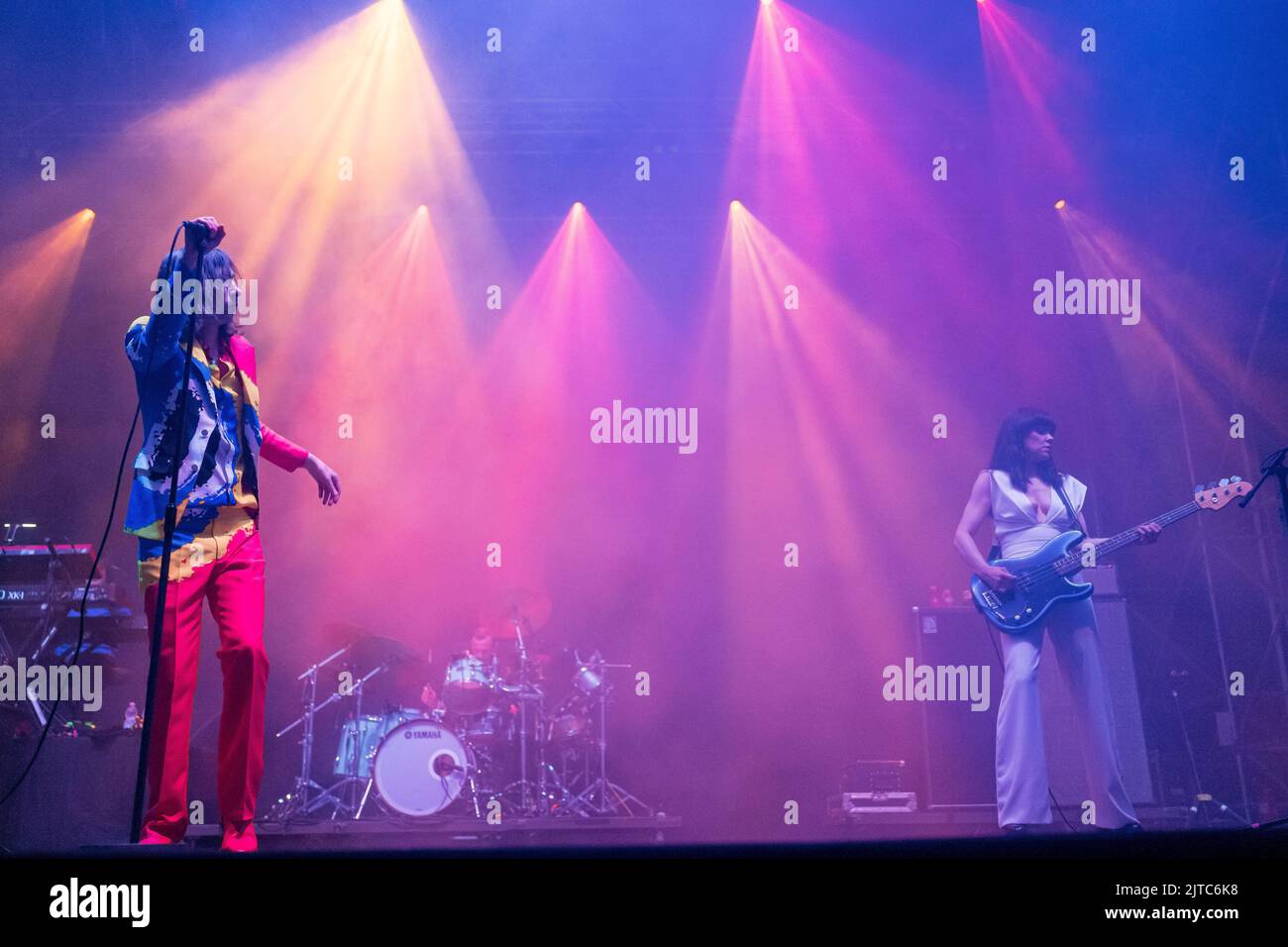 Primal scream performs the unic show in Italy in Turin, during the ...