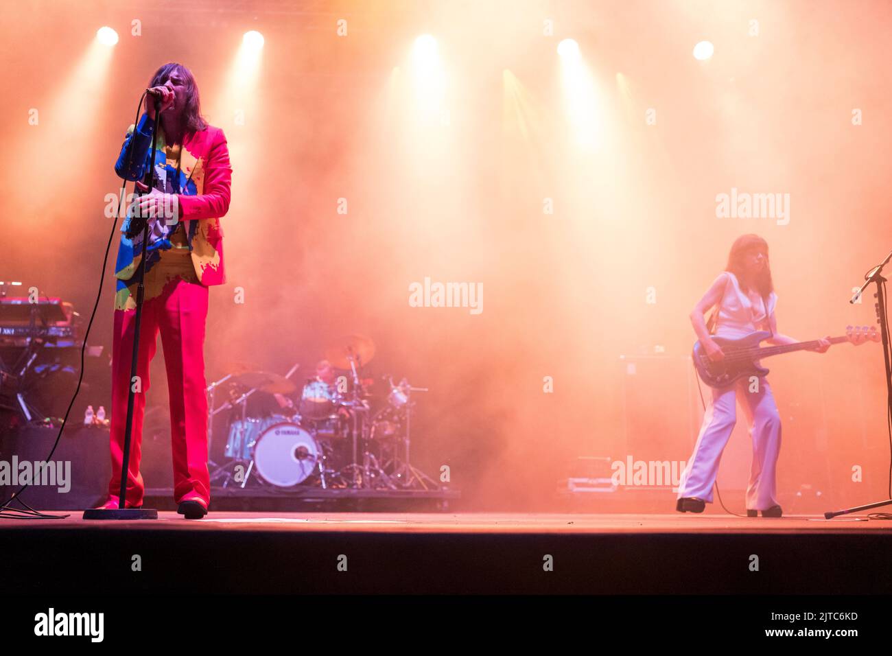 Primal scream performs the unic show in Italy in Turin, during the ...