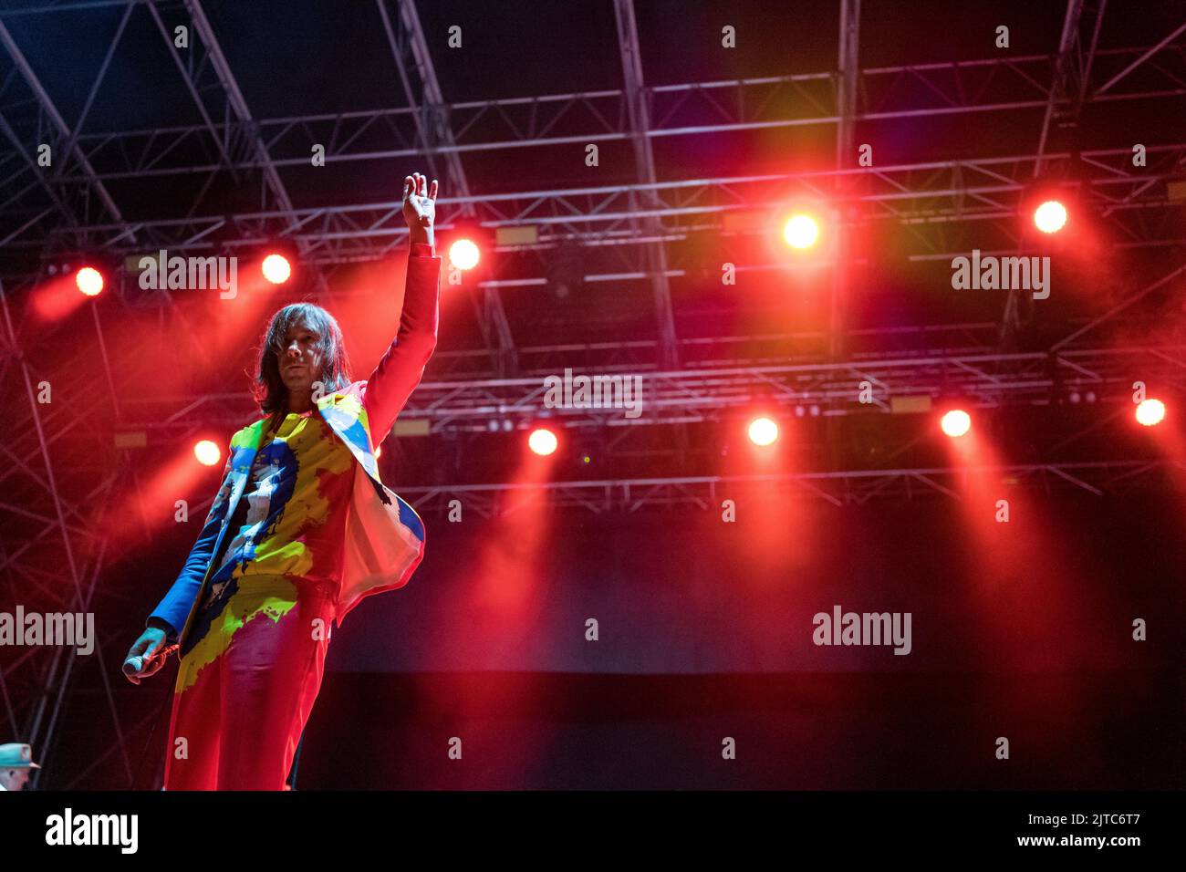 Primal scream performs the unic show in Italy in Turin, during the ...