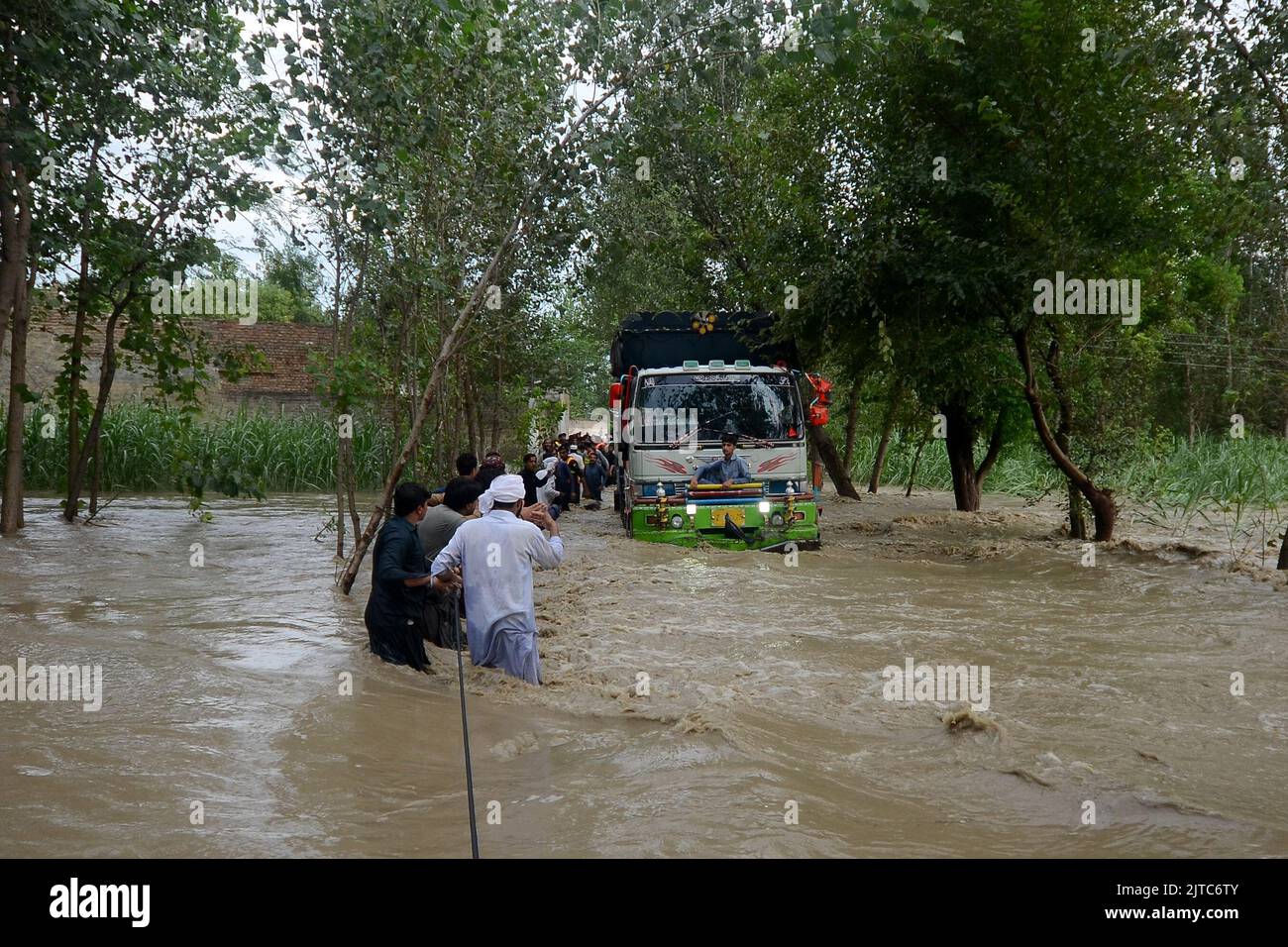 Torrential rains and storms cause flooding in Pakistan. Downpours and ...
