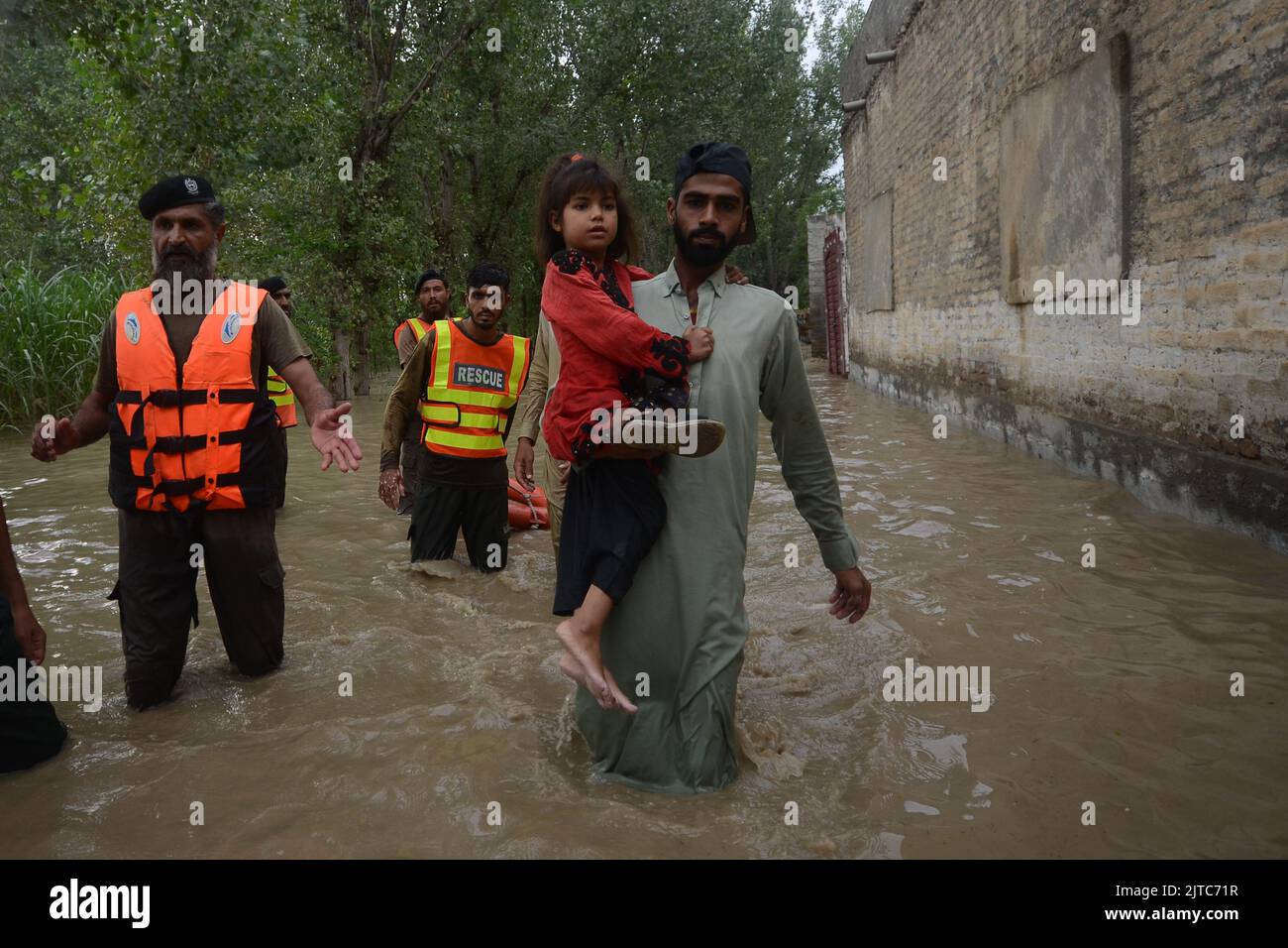 Peshawar, Pakistan. 26th Aug, 2022. Torrential rains and storms cause ...