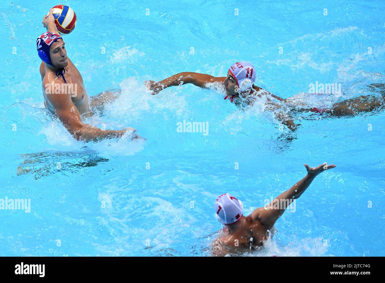 SPLIT, CROATIA - AUGUST 29: Konstantin Kharkov of Croatia during the ...