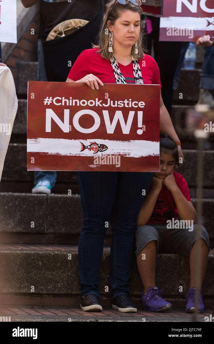 Seattle, USA. 29th Aug, 2022. Members of every generation joined at the ...