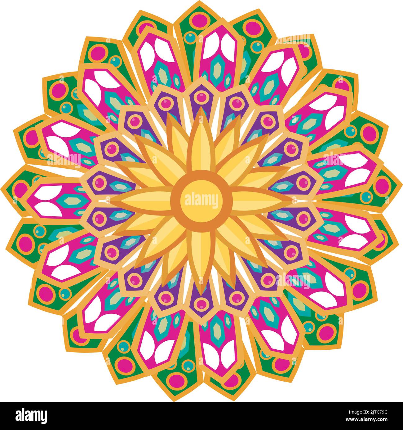 classic mandala hindu ethnic Stock Vector Image & Art - Alamy