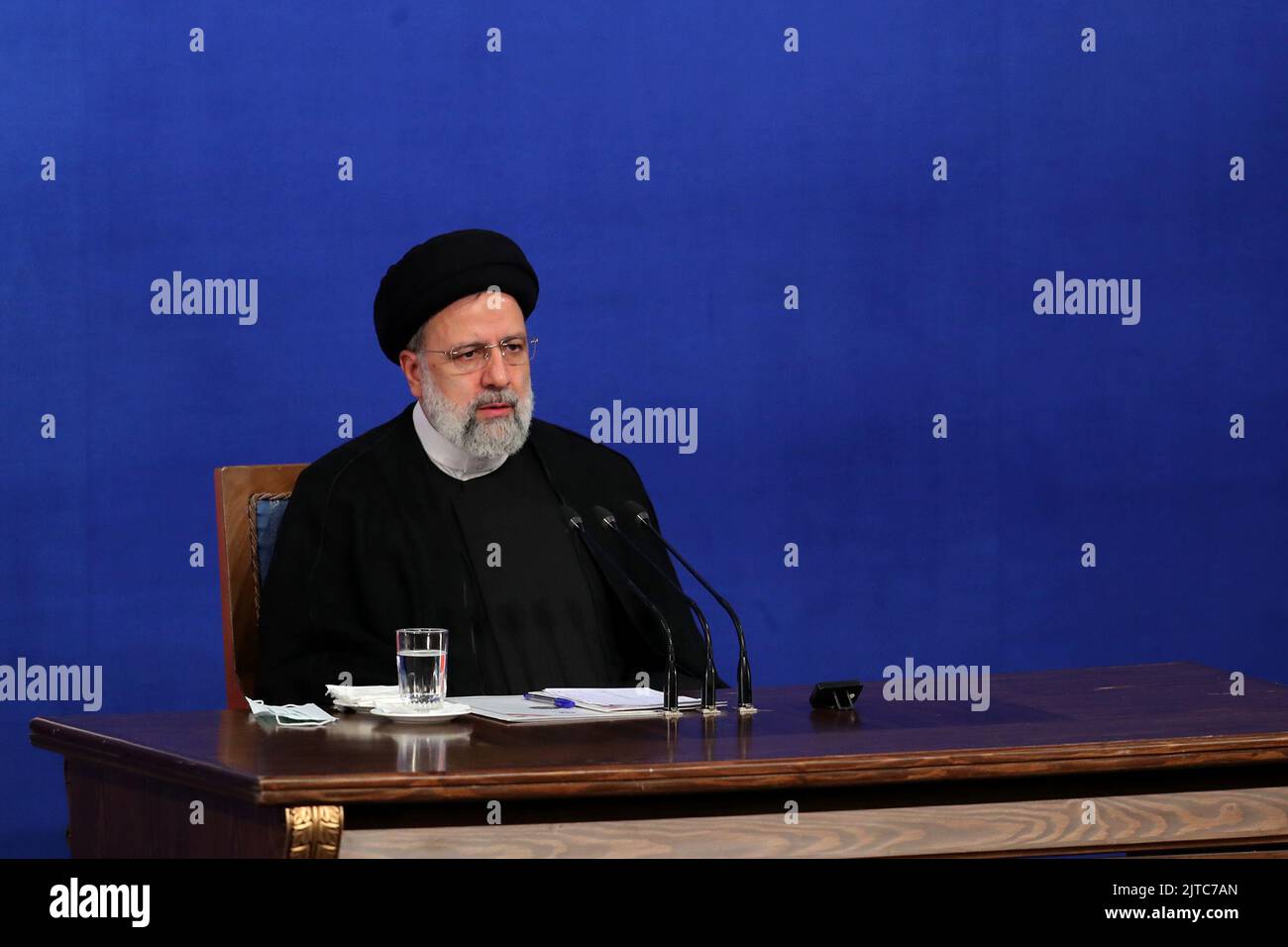 Tehran, Tehran, Iran. 29th Aug, 2022. Iranian President EBRAHIM RAISI ...