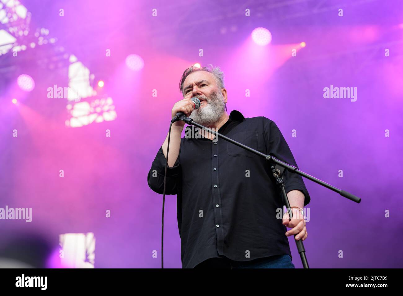 the band Arab strap performs live in Turin during the TOdays festival ...