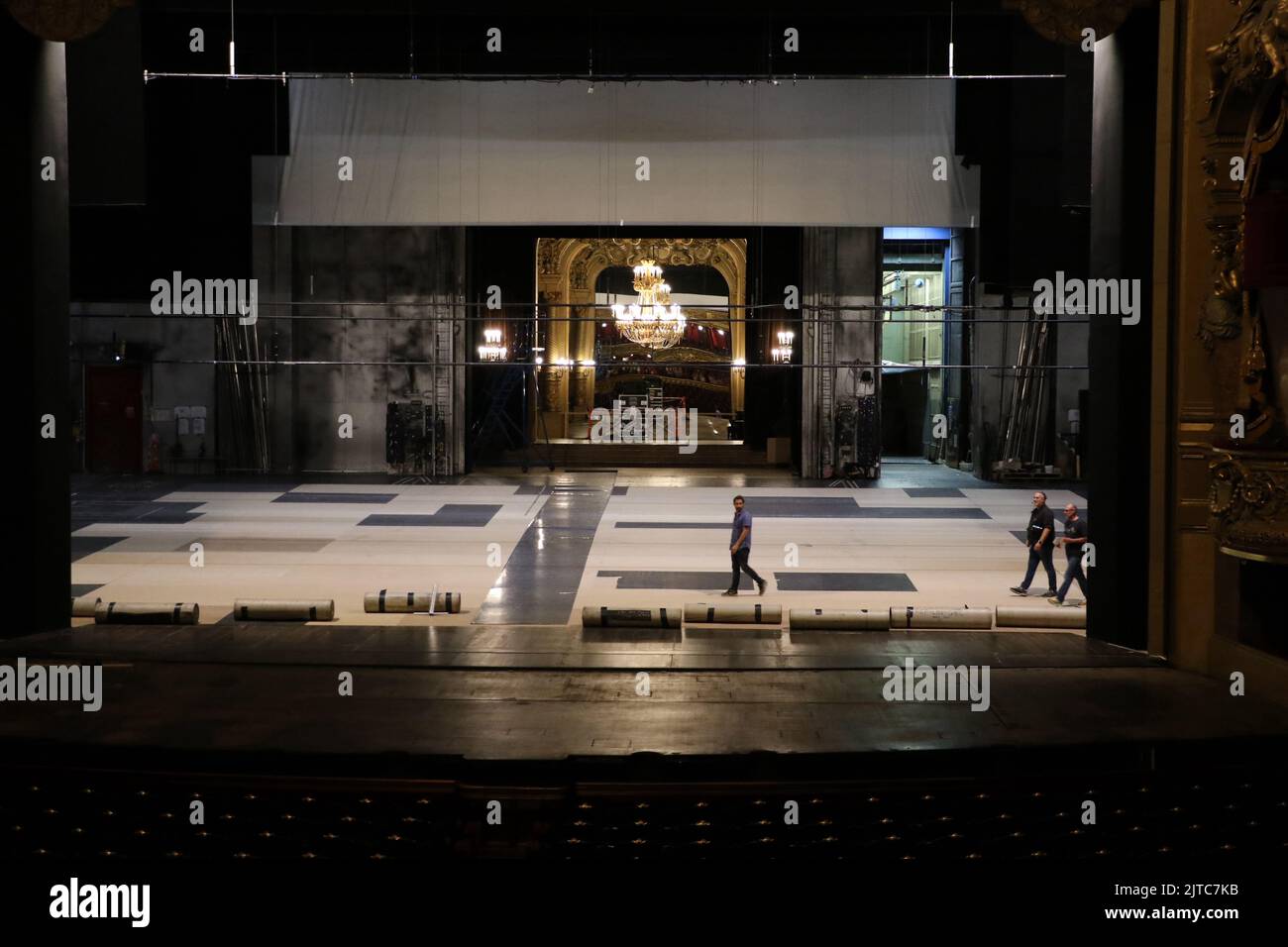 Backstage at the Opera Garnier Stock Photo - Alamy