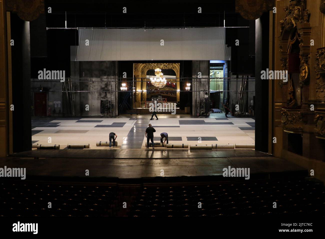 Backstage at the Opera Garnier Stock Photo - Alamy