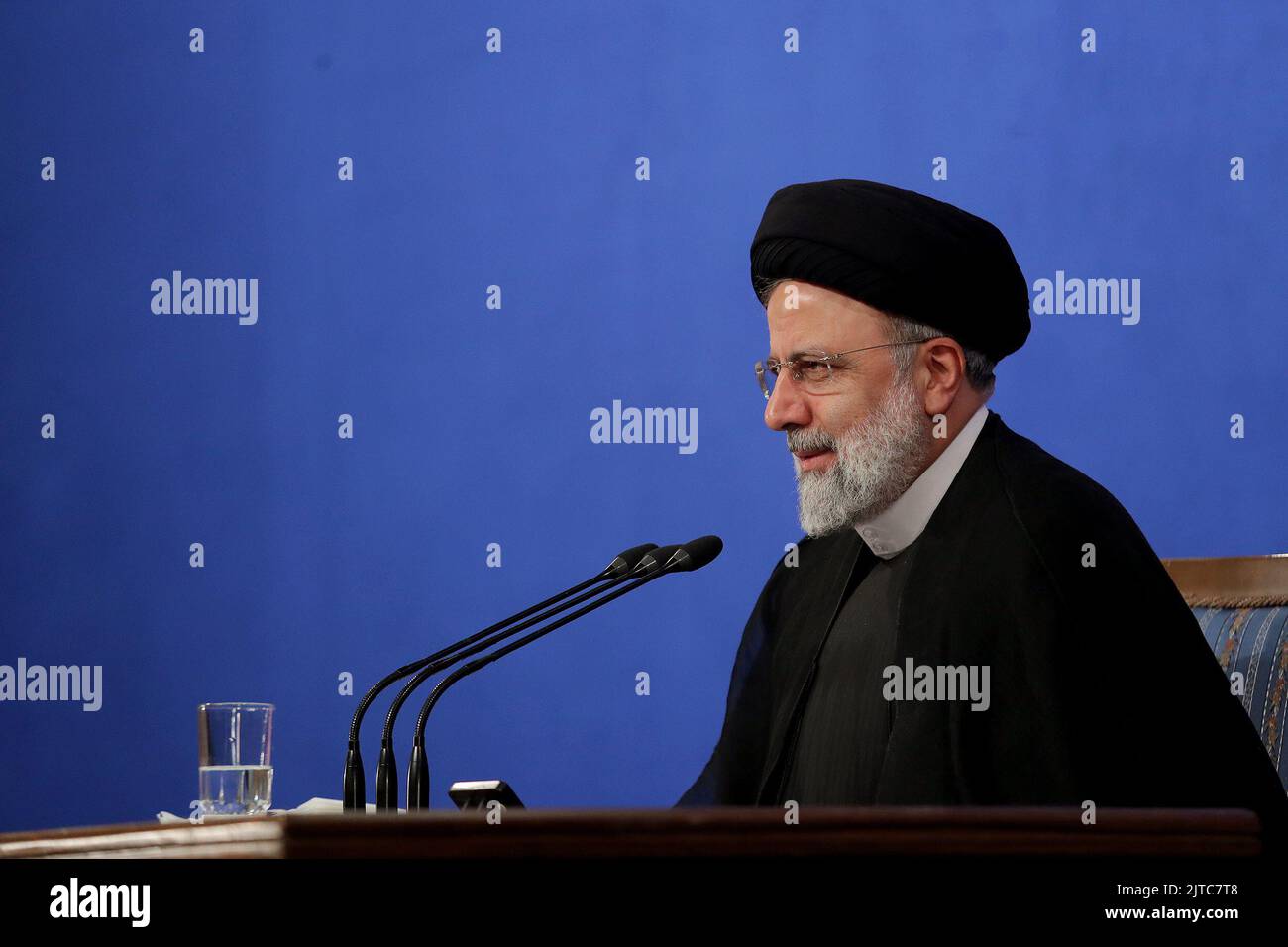 Tehran, Tehran, Iran. 29th Aug, 2022. Iranian President EBRAHIM RAISI ...