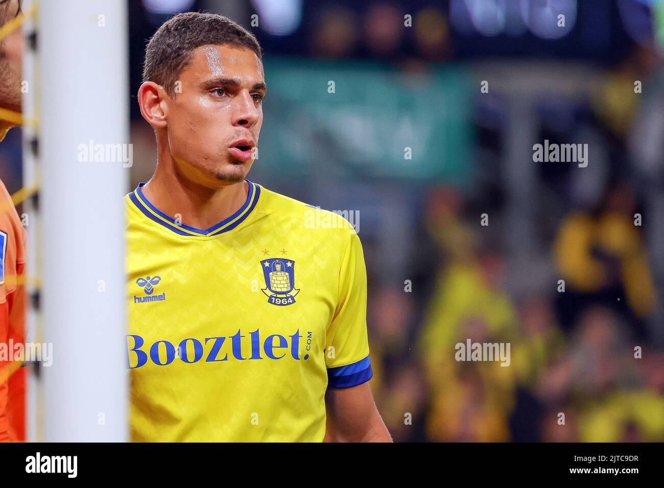 Brondby, Denmark. 29th Aug, 2022. Yousef Salech of Broendby IF seen ...