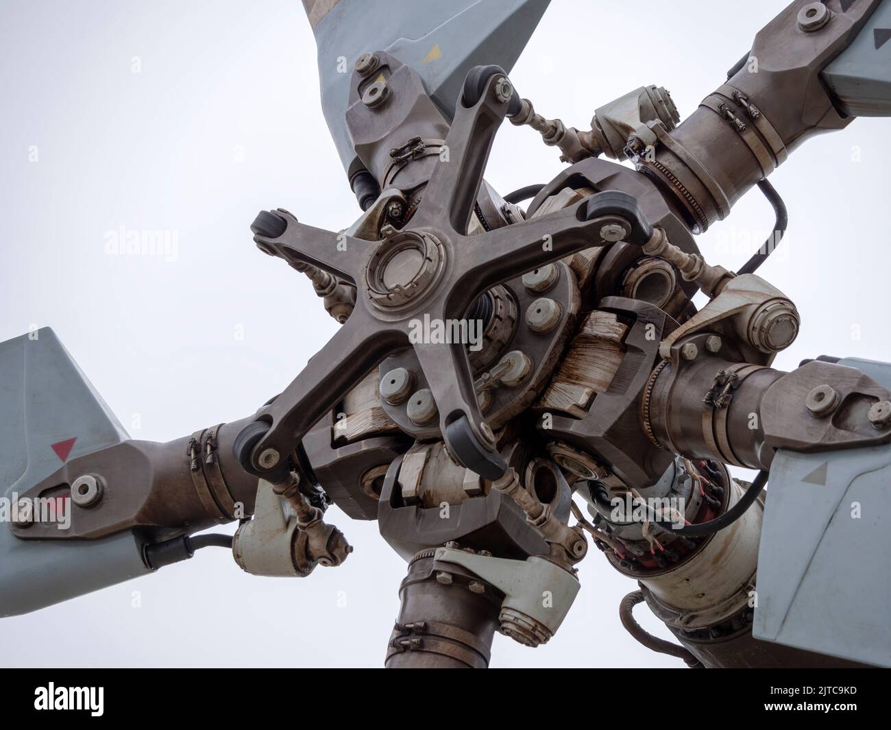 The fighting helicopter isolated on a white background Stock Photo - Alamy