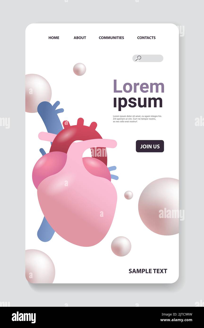 anatomical heart icon human body internal organ anatomy medicine ...