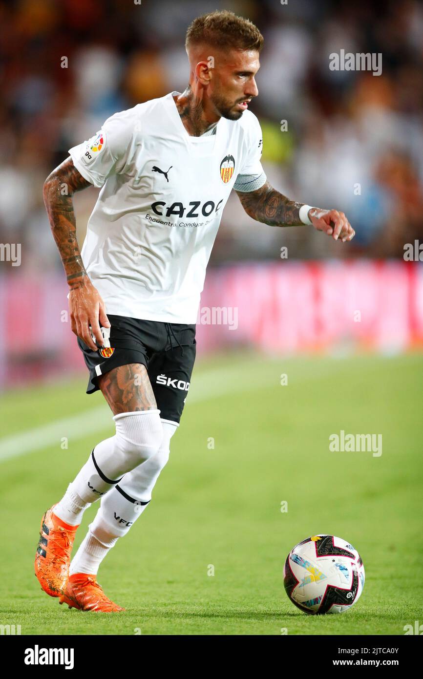 Samu Castillejo of Valencia CF Stock Photo - Alamy