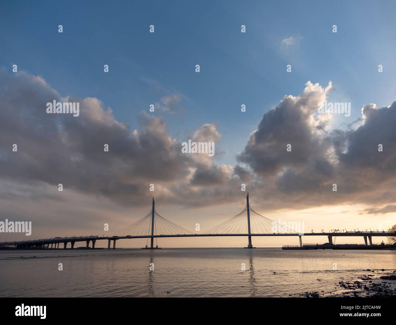 Aerial view cable stayed pedestrian hi-res stock photography and images ...