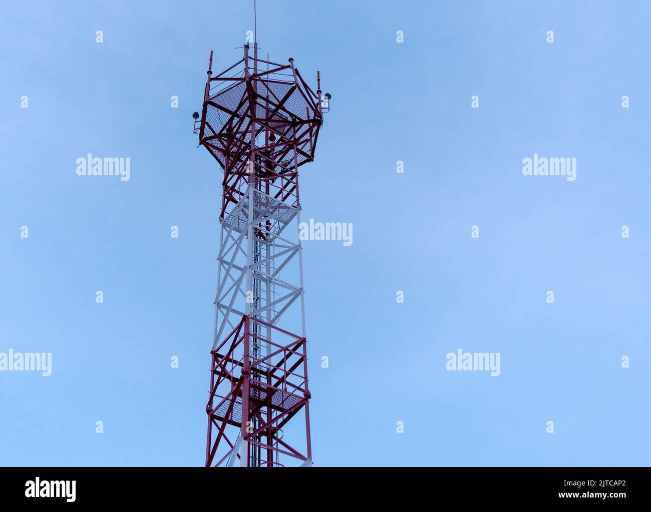 communications tower for tv and mobile phone signals Stock Photo - Alamy