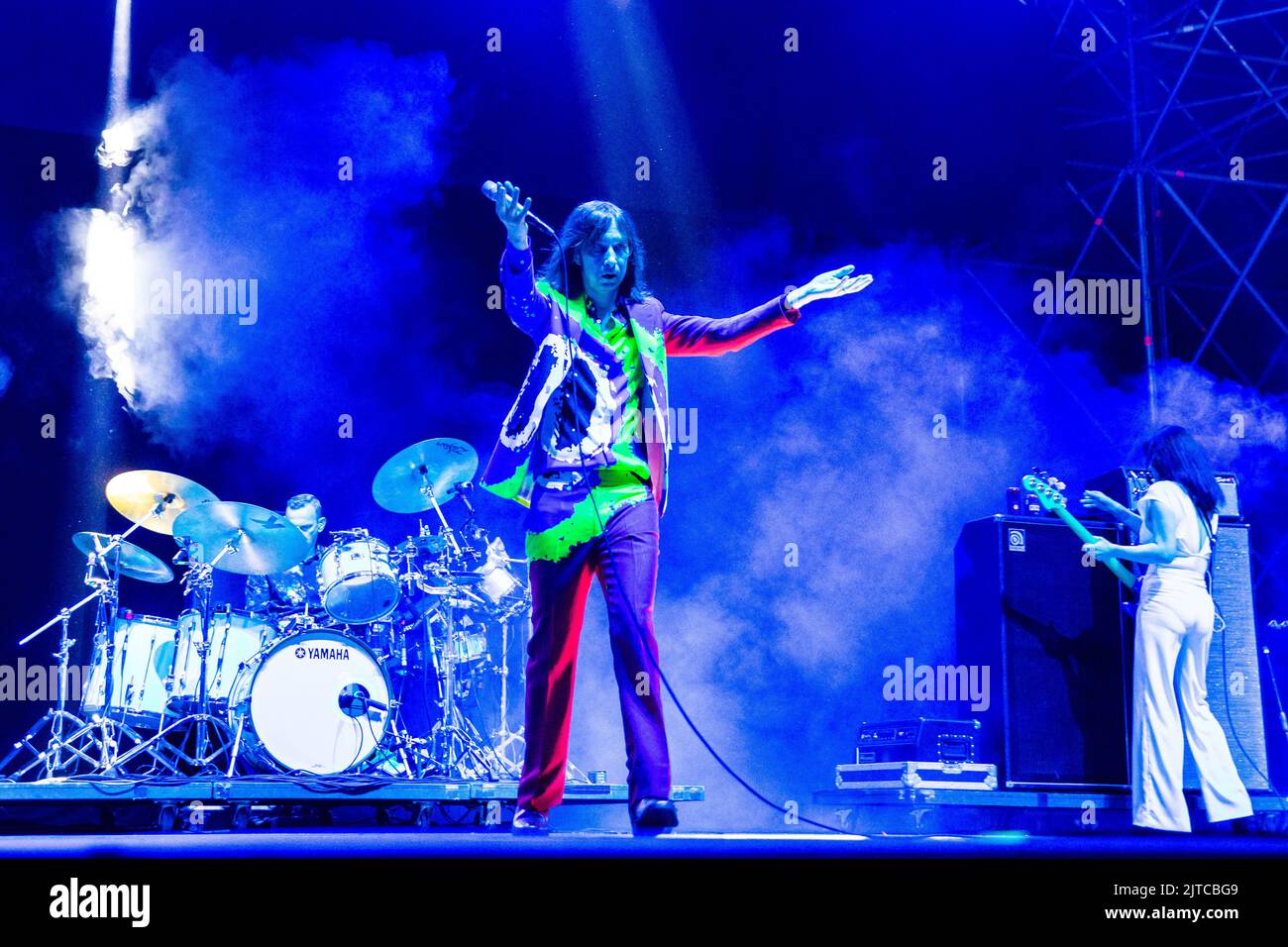Turin Italy. 28 August 2022. The Scottish band PRIMAL SCREAM performs ...