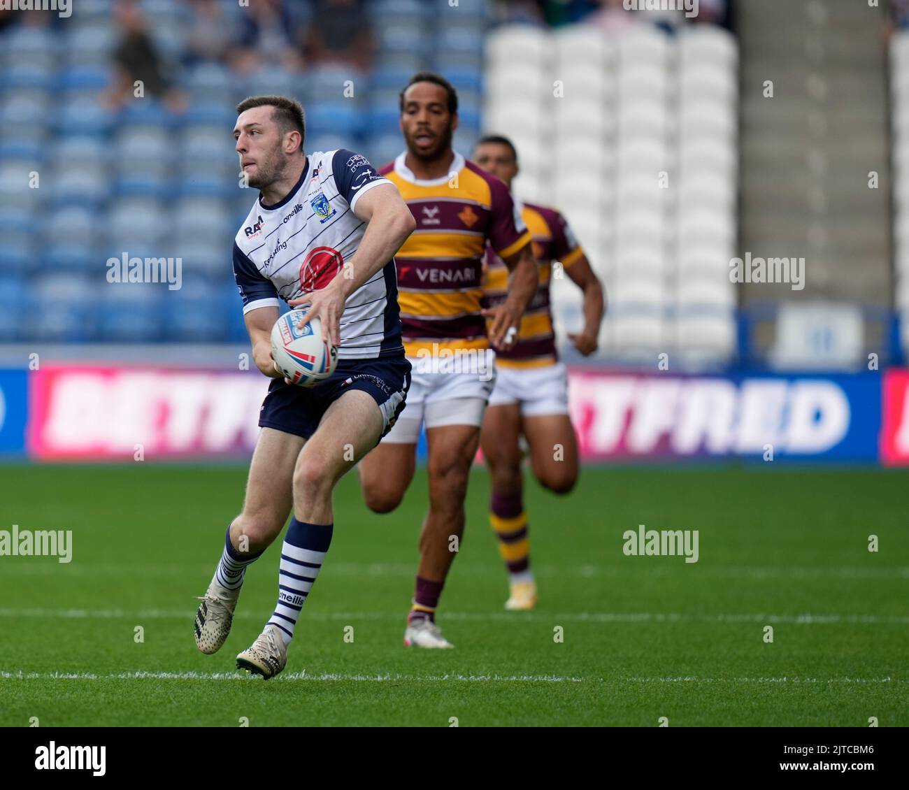 Huddersfield, UK. 20th May, 2016. Jake Wardle #34 of Warrington Wolves ...