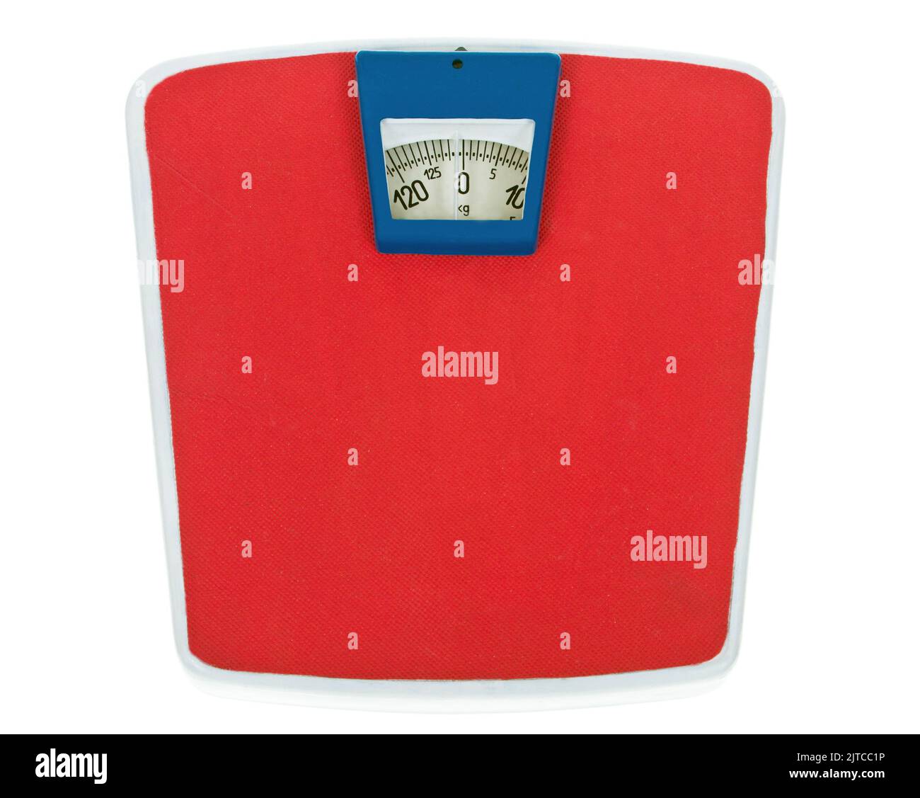 Retro weight scale isolated on a white background Stock Photo - Alamy