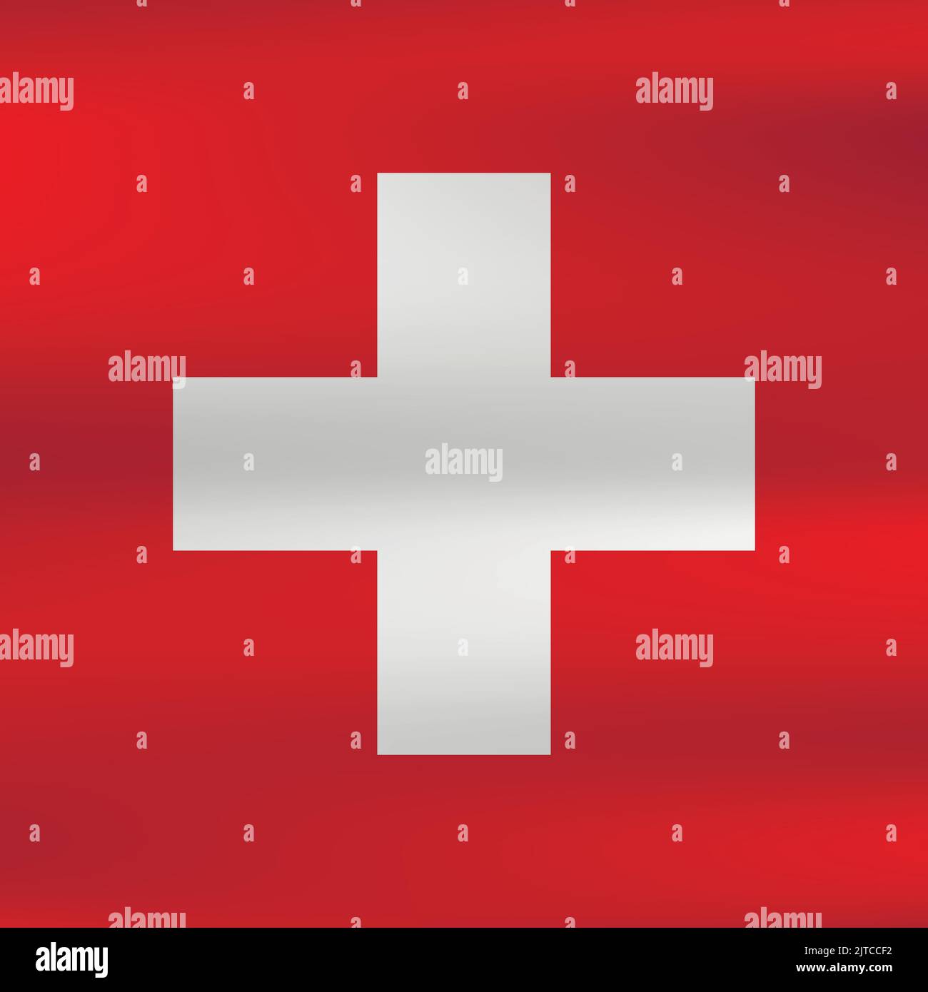 Flag of Switzerland. Swiss national symbol in official colors. Template ...