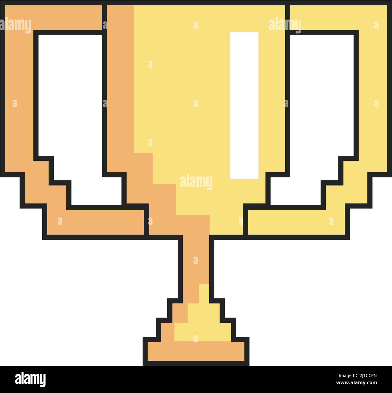 trophy pixel art style Stock Vector Image & Art - Alamy