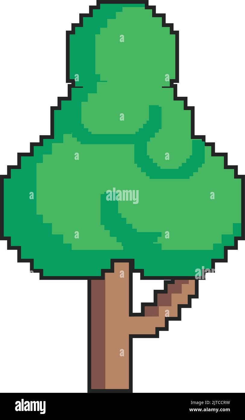 Garden pixelart Stock Vector Images - Alamy