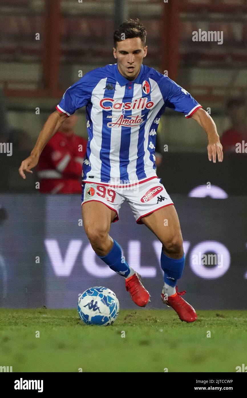 Perugia, Italy. 28th Aug, 2022. mallamo alessandro (n.99 bari ssc ...