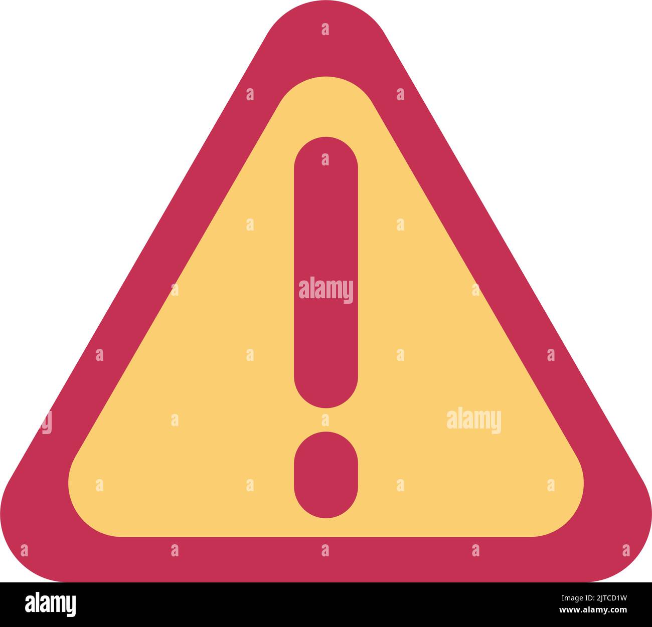alert symbol in triangle Stock Vector Image & Art - Alamy