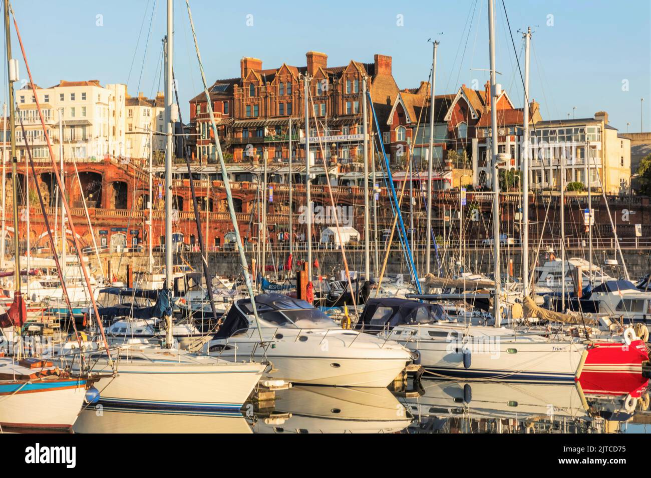 Ramsgate yacht marina and town skyline hi-res stock photography and ...
