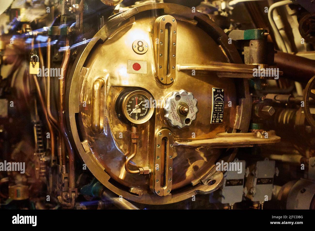 San Francisco, California, USA. 7th Nov, 2015. Torpedo tube in the ...