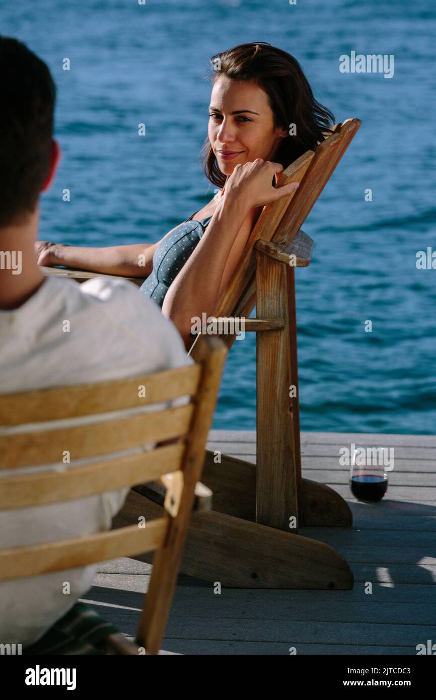 Dock by lake wine hi-res stock photography and images - Alamy