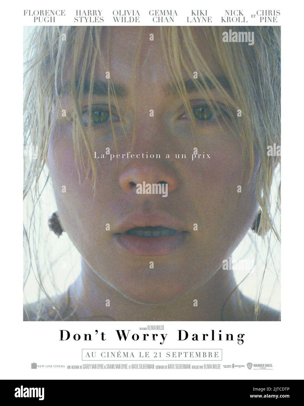 DON'T WORRY DARLING, French poster, Florence Pugh, 2022. © Warner Bros ...