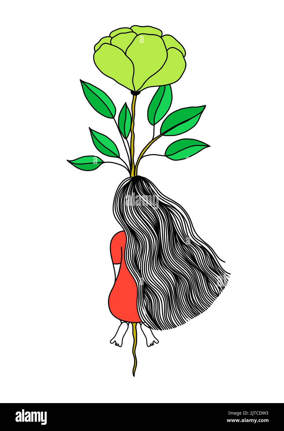 Dress outline vector Stock Vector Images - Alamy