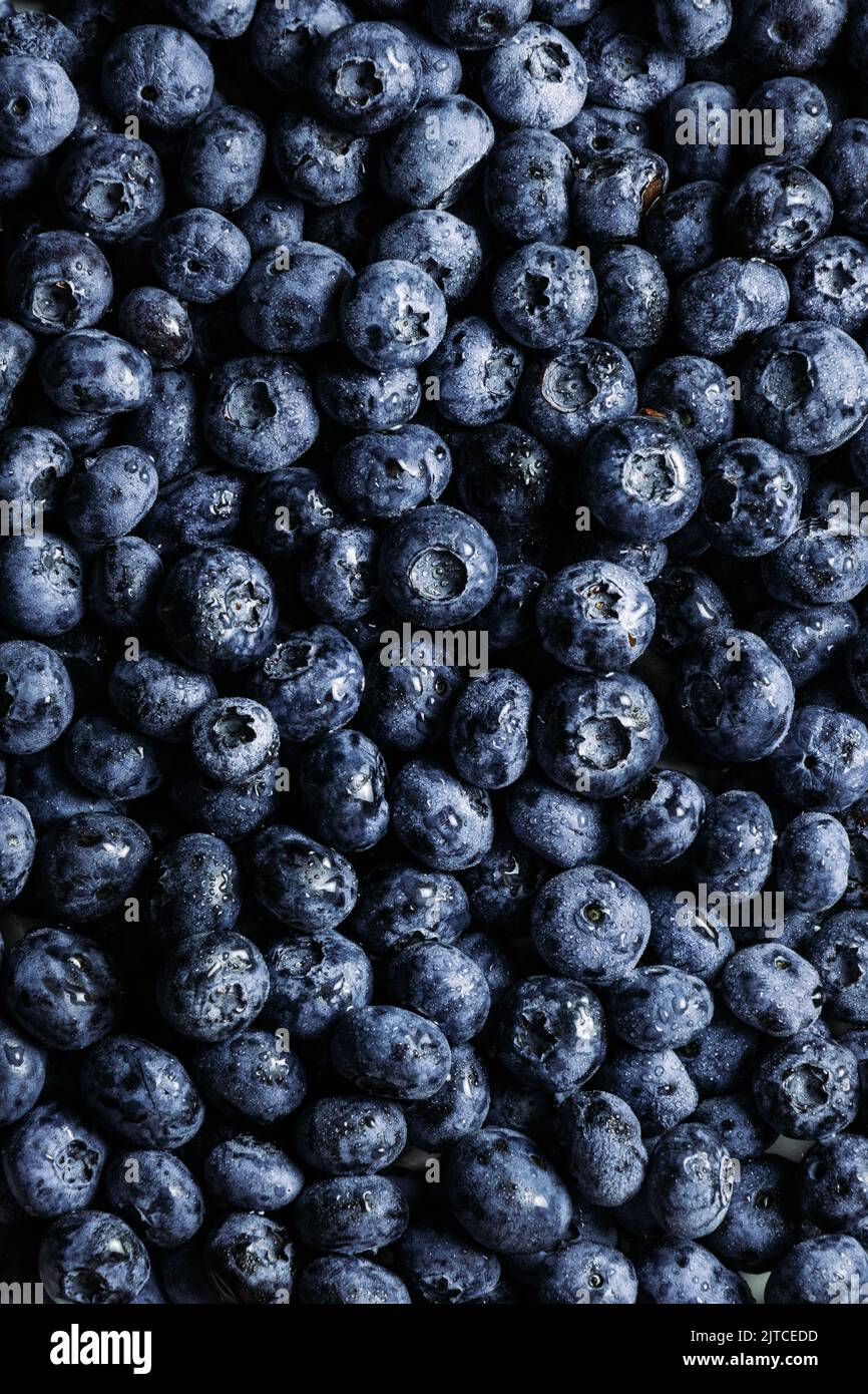 Full frame of blueberries hi-res stock photography and images - Alamy