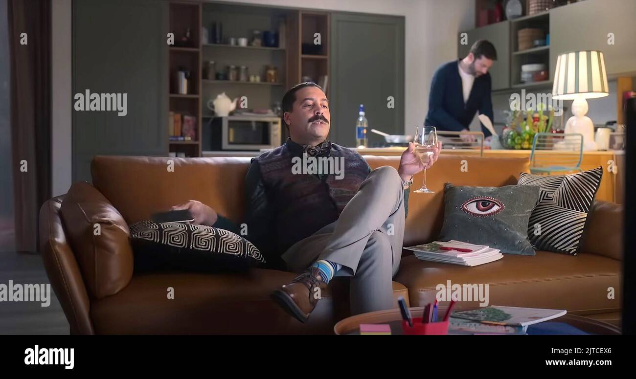 LOVE IN THE VILLA, Sean Amsing (foreground), 2022. © Netflix /Courtesy ...