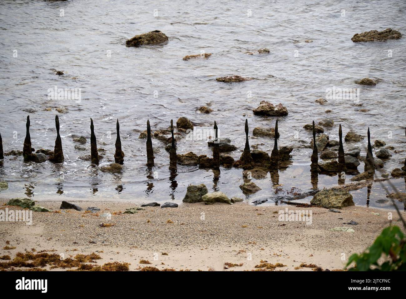 Metal spikes hi-res stock photography and images - Alamy