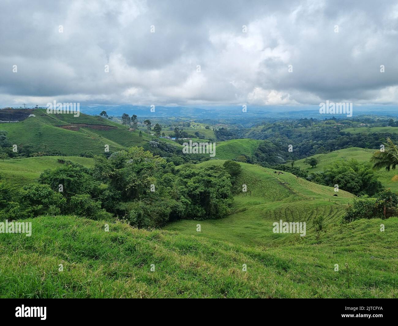 Amazing landscapes of Filandia Colombia Views of Colombia Stock Photo ...